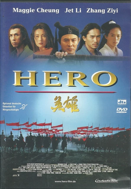 HERO DVD JET Li Maggie Cheung Zhang Ziyi Martial Arts Actionfilm Deutsch EUR 7,95 - PicClick DE