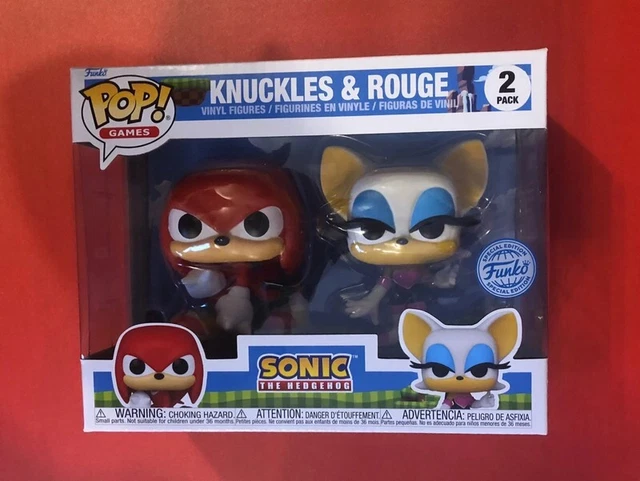 FUNKO POP! GAMES - Sonic the Hedgehog - Knuckles & Rouge (2-Pack ...
