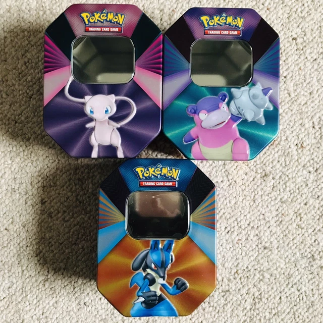 POKÉMON TCG MEW Empty Collectors Tin Sun And Moon Vivid Voltage V ...
