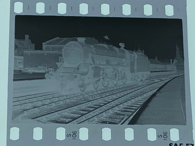 STEAM LOCOMOTIVE LOCO 45156 British Rail Railway Negative Ref 3M-7 £4. ...