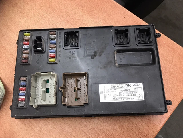 FORD TRANSIT MK7 Body Control Module Fuse Box 6C1T-14A073-Bh ...