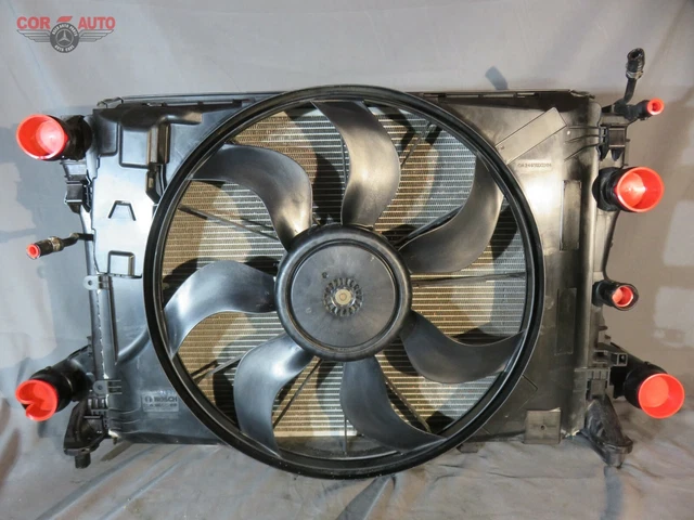 MERCEDES SLK250 Engine Cooling Motor Radiator Condenser Fan 12 15 ...