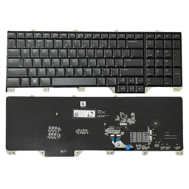 RGB BACKLIGHT KEYBOARD black for Dell Alienware 17 R5 Area 51M ...