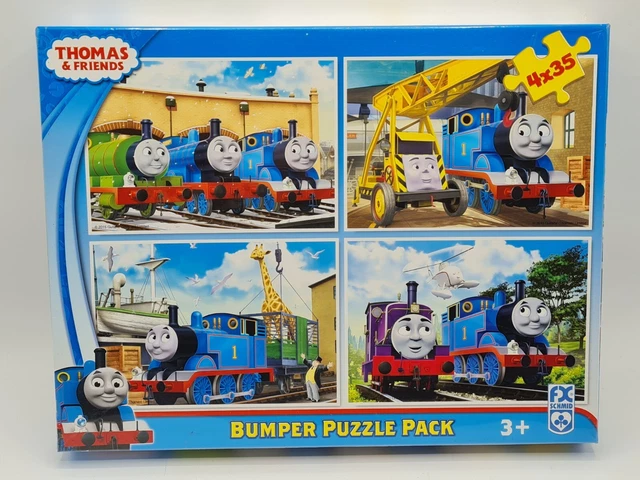 THOMAS AND FRIENDS Bumper Jigsaw Puzzle Pack Schmid X4 35 Piece Jigsaw ...