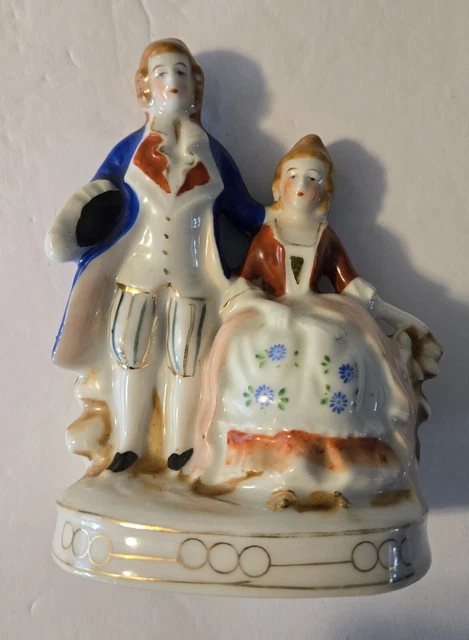 VINTAGE OCCUPIED JAPAN Porcelain Figure - Victorian Era Courting Man ...