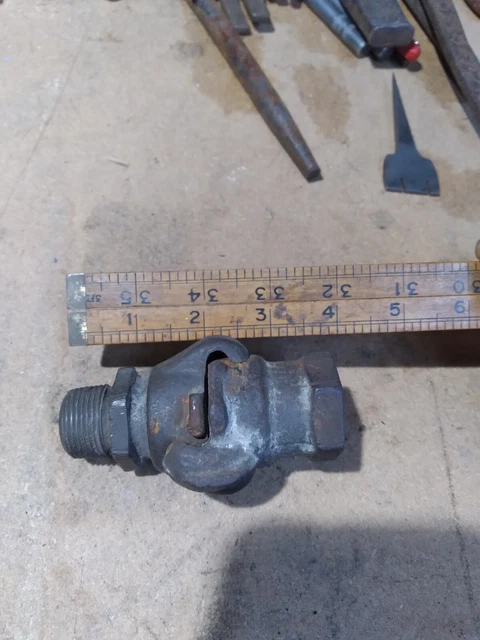 VINTAGE AIR TOOL Couplings Fitting Hose Line Air Riveter Hammer ...