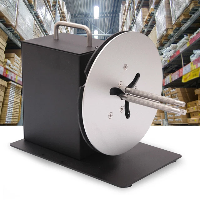 AU AUTOMATIC LABEL Rewinder Bar Code Tags Rewinding Machine Adjustable ...