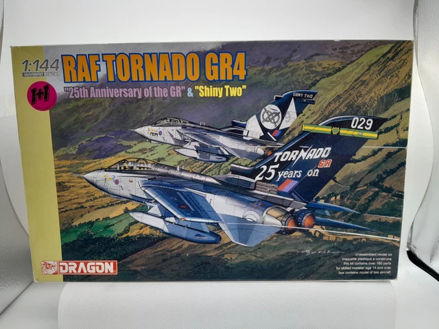 Raf Tornado Gr4 Scale 1144 Model By Dragon 25th Anniversary Of The Gr And Shiny 2 £2999