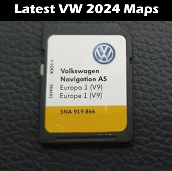 VW GOLF MK7 2015 - 2020 Sat Nav SD Card Latest 2024 UK Maps T-Roc ...