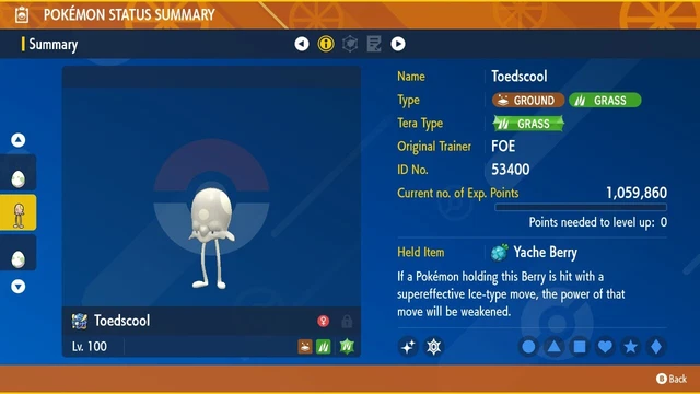 POKEMON SCARLET AND Violet Shiny Toadscool, or Toedscruel 6IVs EUR 1,13 ...