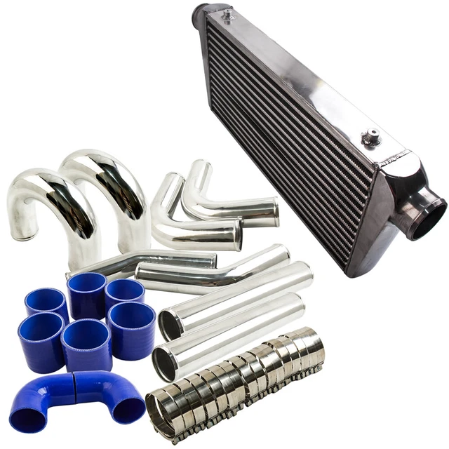 600X300X76MM INTERCOOLER UNIVERSAL Tubo tubi intercooler Pipe Kit in ...