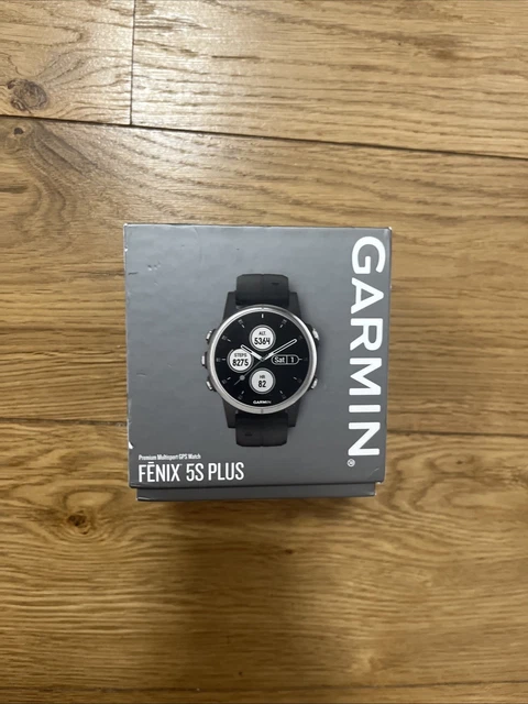 GARMIN FENIX 5S Plus with Purple Silicone Strap Multisport GPS Watch £ ...