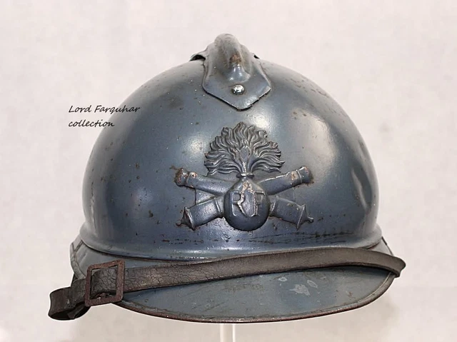 WW1 FRENCH ARTILLERY Adrian Helmet £239.92 - PicClick UK