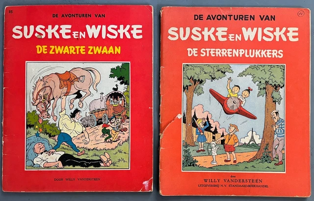 SUSKE EN WISKE - De Zwarte Zwaan + De Sterrenplukkers - 1952/1959 EUR 75,00 - PicClick FR