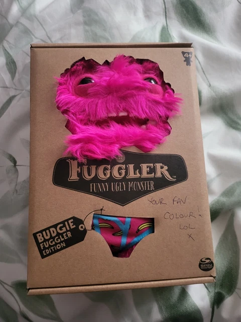 MR BUTTONS PINK Fuggler 22cm Funny Ugly Monster Budgie Edition Soft Toy ...