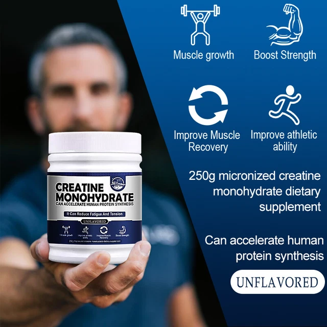 CREATINE MONOHYDRATE PURE 100% MICRONISED Powder HPLC Tested Workout ...