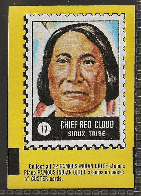 A&BC-FAMOUS INDIAN CHIEFS 1968-#17- Chief Red Cloud £24.99 - PicClick UK
