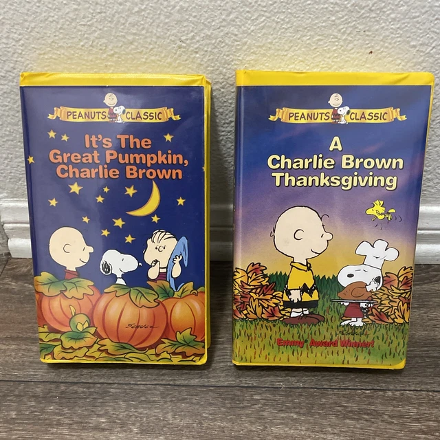 PEANUTS CLASSIC - VHS Of 2x The Great Pumpkin & Charlie Brown ...