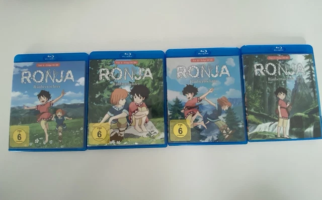 STUDIO GHIBLI RONJA Räubertochter Staffel 1-4 BluRay EUR 400,00 - PicClick DE