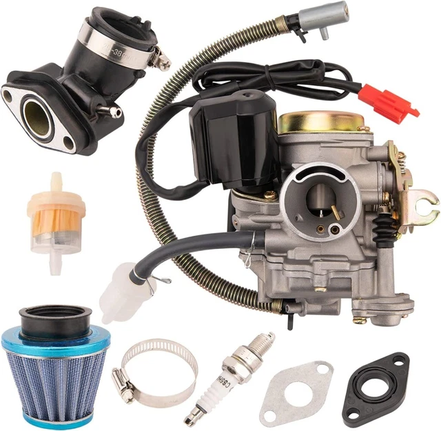 4 STROKE CARBURETTOR & air filter kits for GY6 50cc ATV Scooter PD18J ...