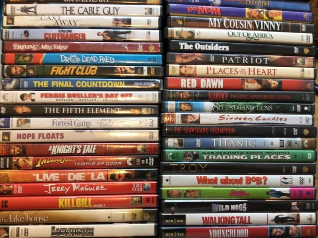 DVDS MOVIES PICK and CHOOSE 200+ Action, Drama, Comedy, Flat Rate ...