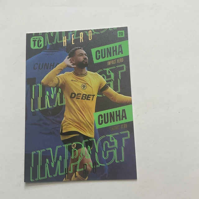 PANINI TOP CLASS Matheus Cunha Wolves Impact Hero 2025 (213) £1.97 ...