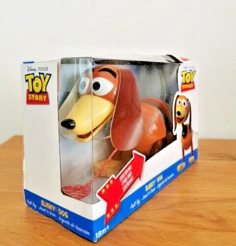 DISNEY PIXAR TOY Story Slinky Dog Pull Along Stretch Toy, Age 18M ...