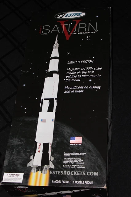 NEW ESTES SATURN V Rocket Model 2157 Collectors Edition flying model ...
