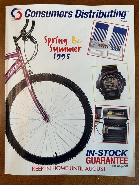 VINTAGE 1995 CONSUMERS Distributing Catalogue Catalog Canadian Sega ...