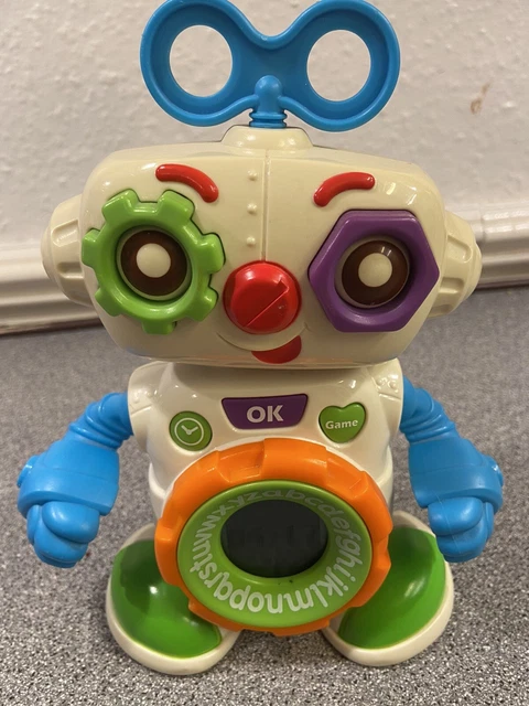 VINTAGE 1980’S LITTLE Cogsley Learning Robot Fully Working £4.00 ...
