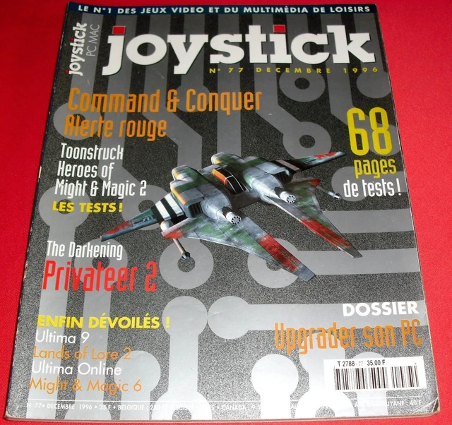 MAGAZINE JOYSTICK [N°77 Déc 1996] PC CD-Rom Mac Command & Conquer *JRF ...