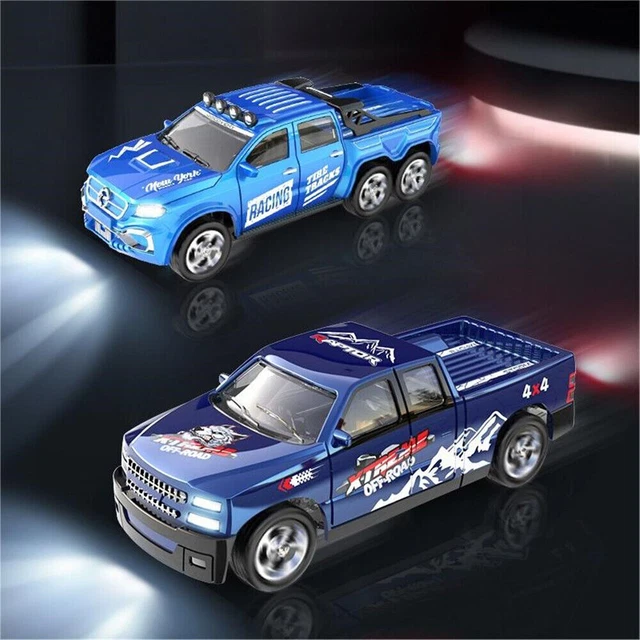 MINI RC DRIFT Car, 1：64 Scale Alloy Truck, Remote Control 4x4 Off-Road ...