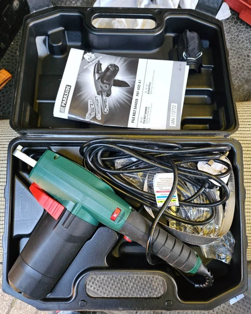 PARKSIDE PBF 400 A1 Sander Electric Thin Belt Sander Power File ...