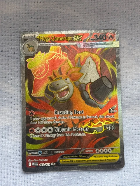 POKÉMON TCG MEGA Camerupt EX 156/132 Mega Evolution NM £5.43 - PicClick UK