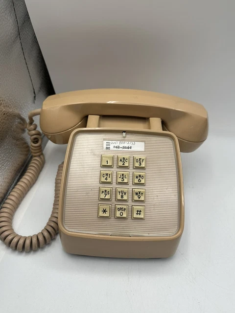 VINTAGE 1981 GTE Automatic Electric Push Button Desk Corded Telephone ...