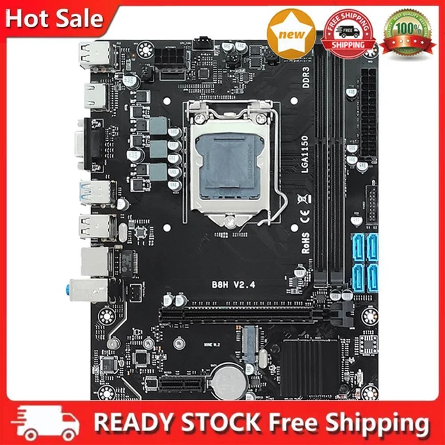 B85 DESKTOP MOTHERBOARD NVME M.2 SSD Desktop Mainboard PCI-E 16X ...