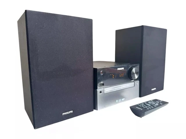 PHILIPS MICRO MUSIC System with Bluetooth/Hifi System CD Player USB ...