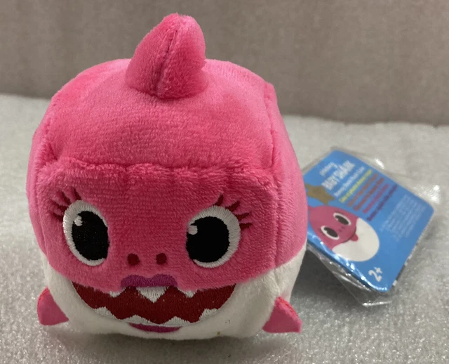 PELUCHE CUBE PINKFONG BABY SHARK Mommy shark 3" avec étiquette 2019 ...