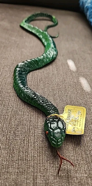 VINTAGE JA-RU TOY Rubber Green Slimy Snake $8.66 - PicClick CA