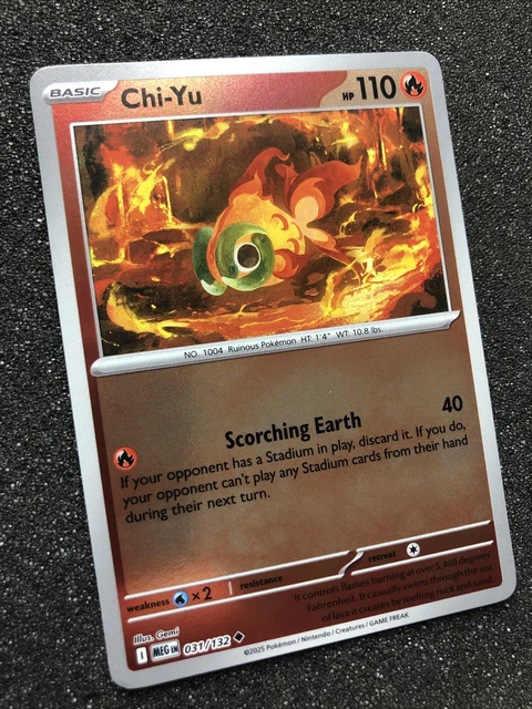 POKÉMON CHI-YU 031/132 Reverse Holo Mega Evolution £1.37 - PicClick UK