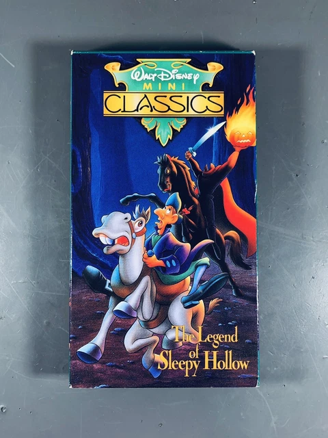 THE LEGEND OF Sleepy Hollow (VHS Tape 1993) Walt Disney Mini Classics £ ...