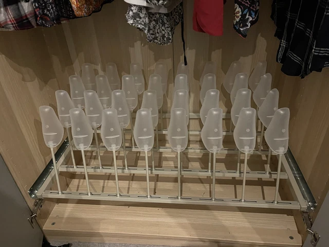 2 IKEA PAX Komplement Shoe Rack / Tree - Holds 16 Pairs Of Shoes. £24. ...