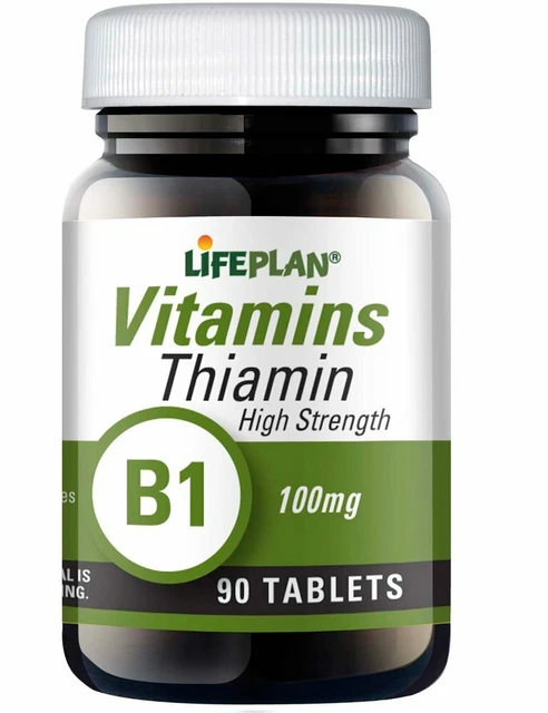 LIFEPLAN VITAMIN B1 Thiamin 100 mg 90 Tablets £9.50 - PicClick UK