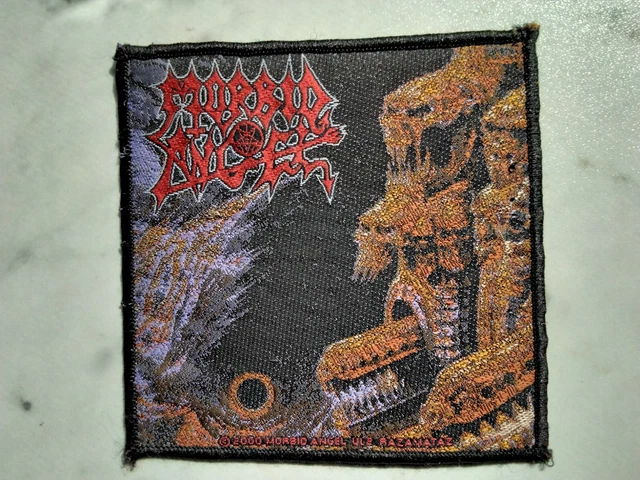 MORBID ANGEL PATCH Original 2000 Vintage Aufnäher 9,5x9,5cm Death Metal EUR 22,50 - PicClick FR