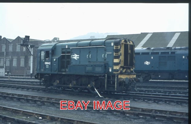 ORIGINAL 35MM SLIDE CLASS 08 SHUNTER LOCO NO 08942 AT SWANSEA 10/79 £3. ...