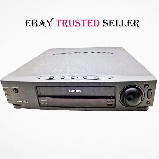 VINTAGE PHILIPS VR 757/01 4-Head VHS Videorecorder - Schwarz EUR 70,56 ...
