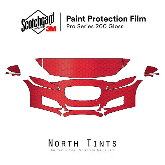 JAGUAR XF 2016-2020 3M PRO Series PreCut Paint Protection Film Clear ...