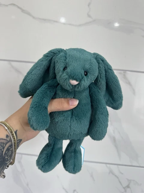 JELLYCAT SMALL TEAL Bunny £26.68 - PicClick UK