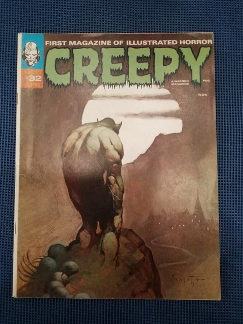 CREEPY #32, WARREN Horror Magazine, Frank Frazetta Classic Cover $54.99 ...