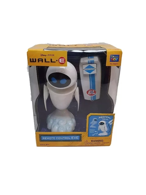 DISNEY PIXAR WALL-E Remote Control Robot Eve Thinkway Toy WALL E £14.95 - PicClick UK